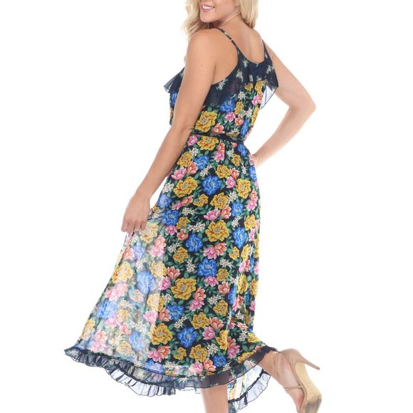 Johnny Was | Dresses | Nwt Johnny Was Jade Rodas Floral Mixed Tier Midi ...